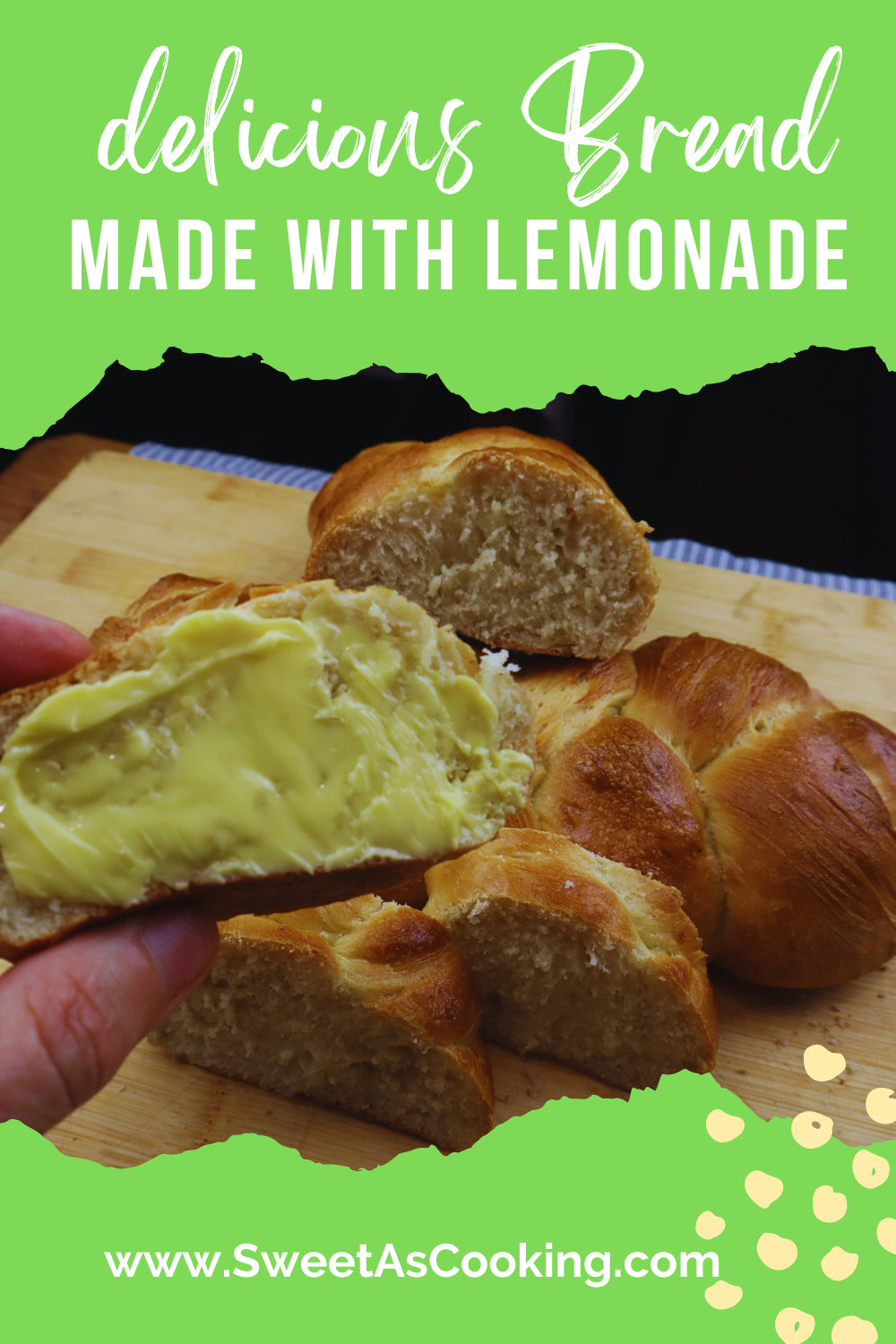 Bread Made With Lemonade - You Must Try | Sweet As Cooking