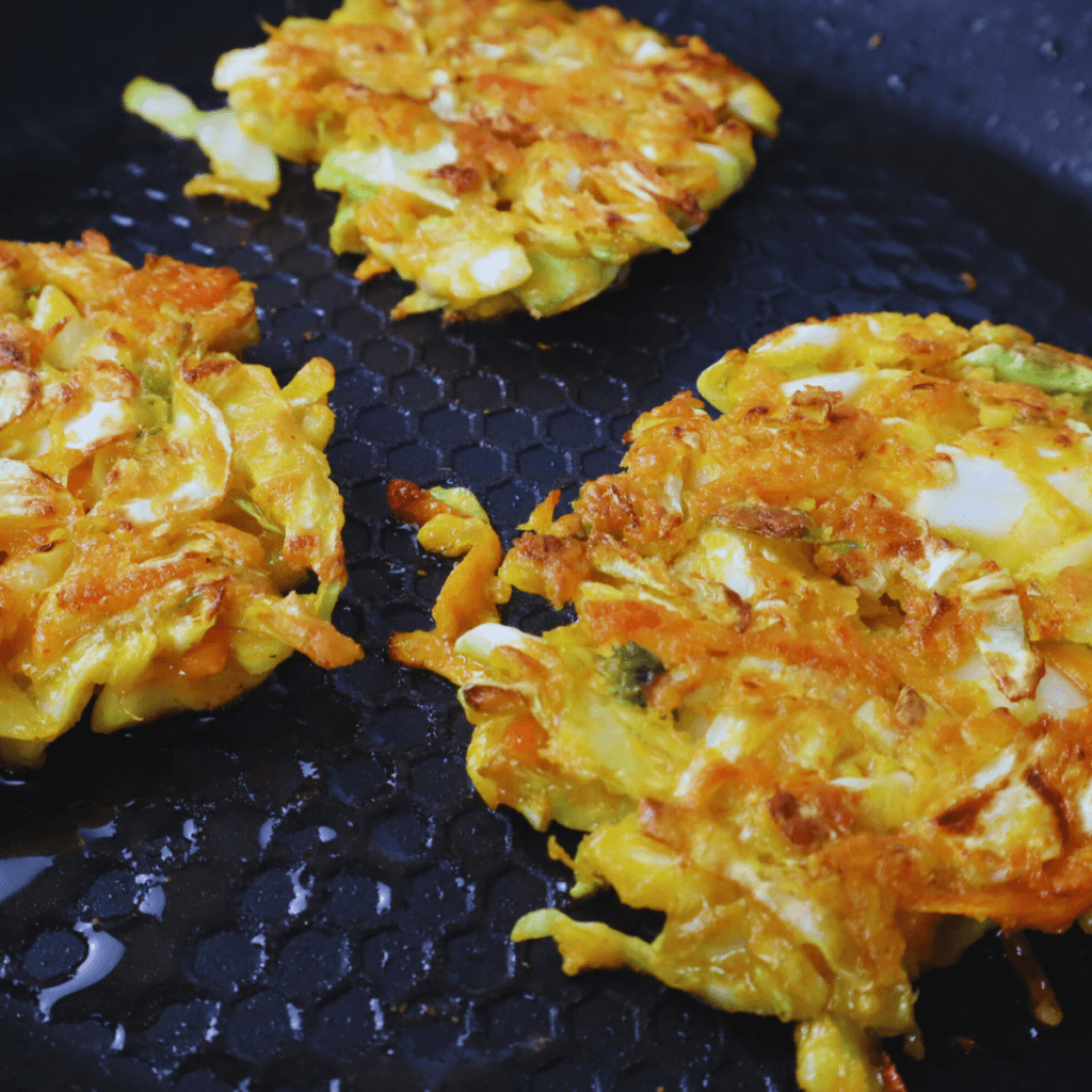 Quick And Easy Cabbage Fritters | Sweet As Cooking